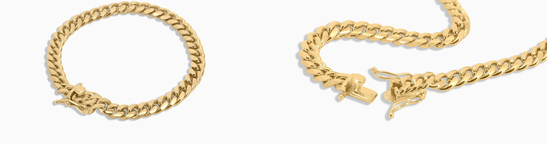 Machine-Made Cuban Link Bracelets – Pochy Jewelry
